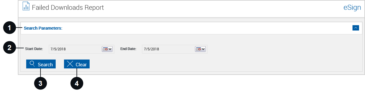 Failed Downloads Report